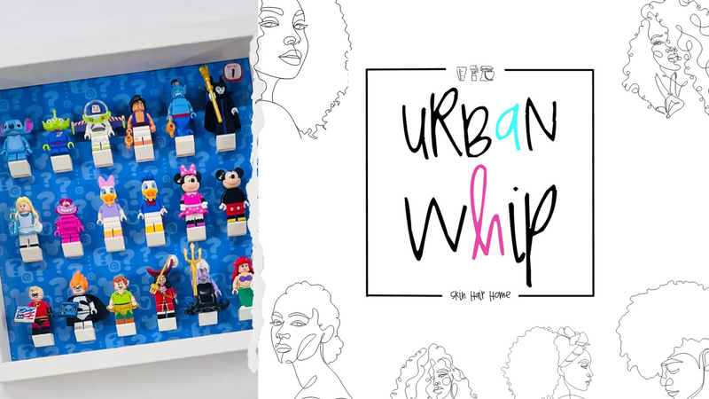 Transforming a Broken Frame into a Rotating Lego Art Display – Urban Whip